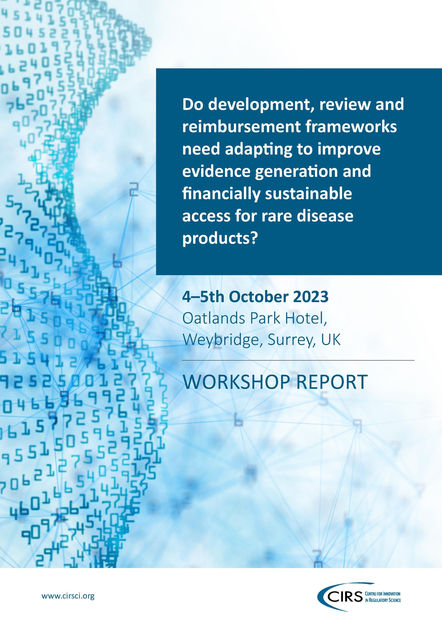 2023 Workshop report – Review and reimbursement frameworks for rare disease products – Centre ...